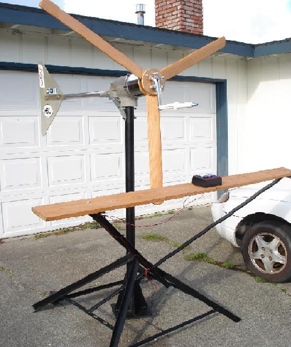 CCAT interpretive wind turbine display