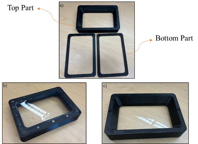3D Printed vat for SLA printer