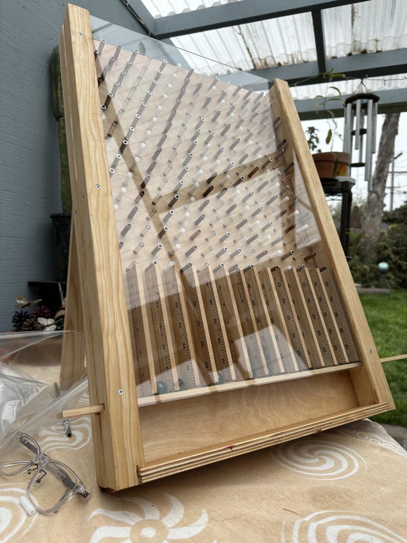 Trillium Charter School custom Galton board