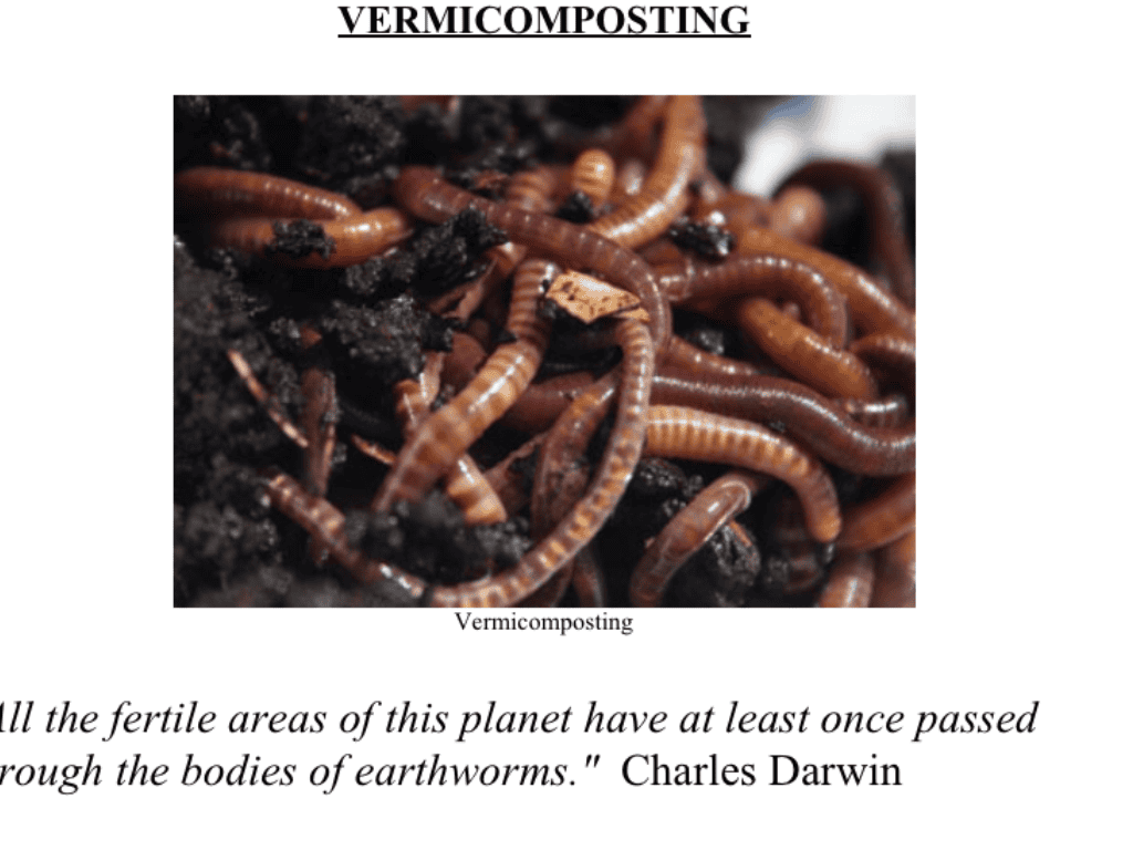 GEN Solution Library/Vermicomposting