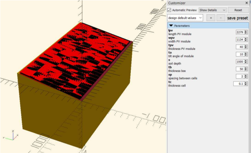 Parametric Open Source Cold-Frame Agrivoltaic Systems