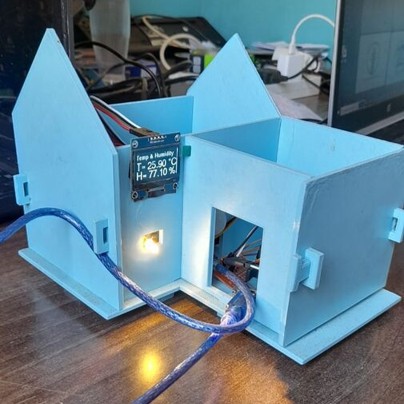 3D Printed Smart-House Model