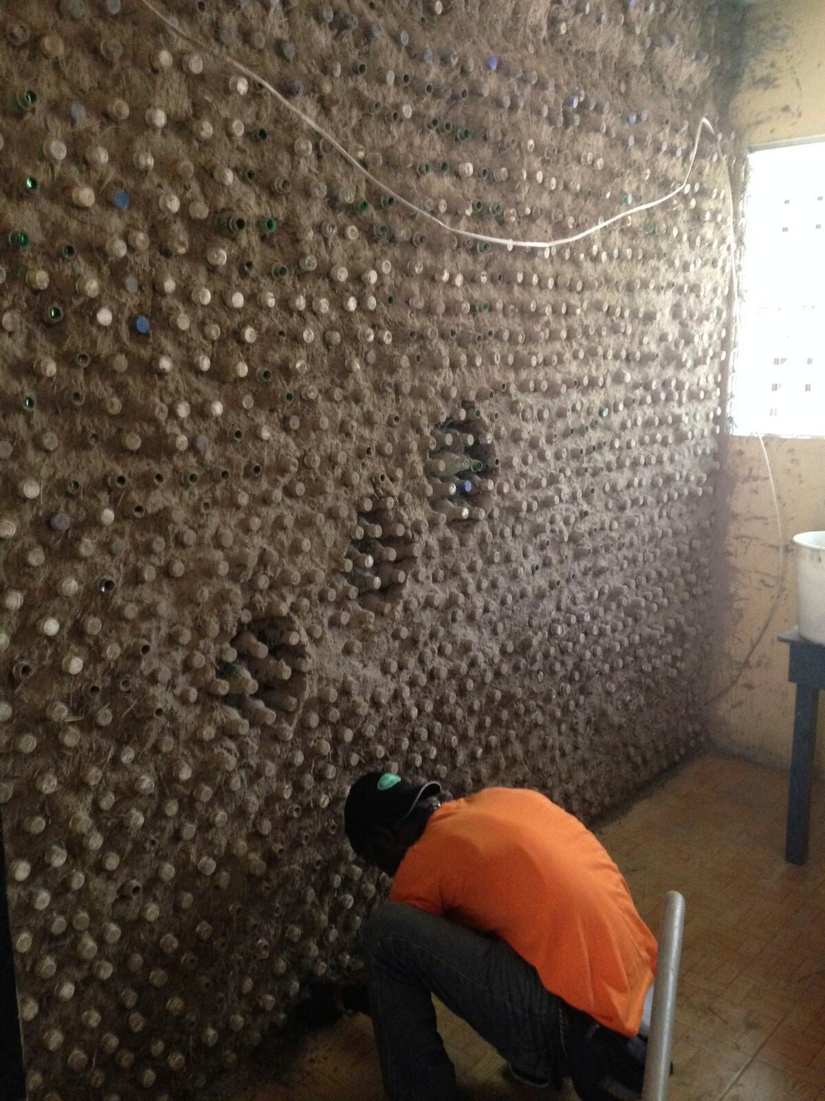 Haiti Communitere cob plaster