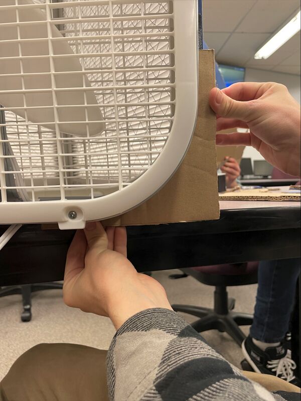 215 DIY solar power box fan air filter