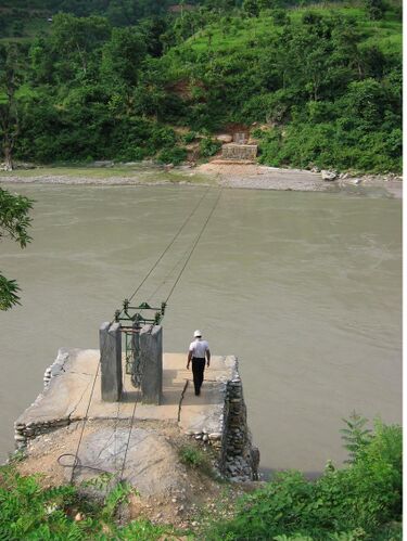 Aerial Ropeways in Nepal - Appropedia, the sustainability wiki
