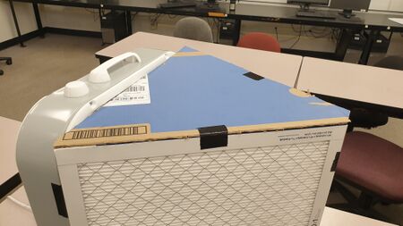 215 DIY solar power box fan air filter