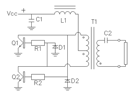 Inverter for fluorescent lamp