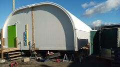 Agrivoltaic agrotunnel