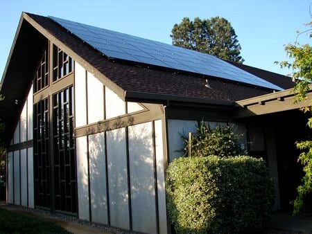 Photovoltaic system at St. Jude's church