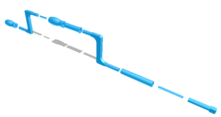 3D printed 0.5in drive speed brace