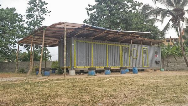 How to build a bamboo shade structure