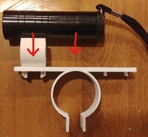 Customizable Bike Light Mount