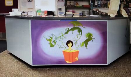 Zane Middle School library mural - Appropedia: The sustainability wiki