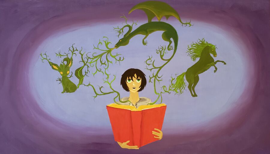 Zane Middle School library mural - Appropedia, the sustainability wiki