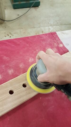 Zane Middle School standing fidget desk