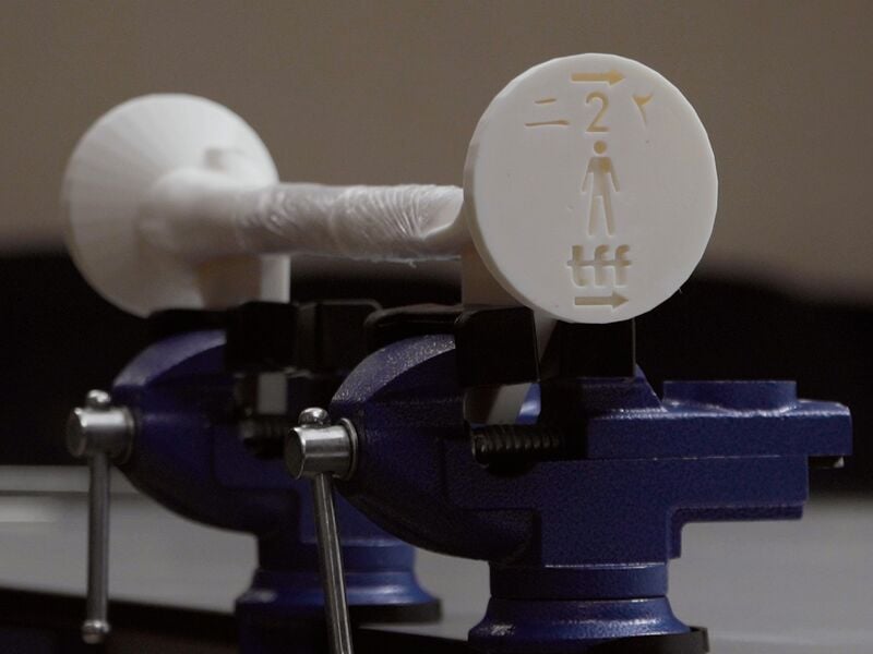 3D Printed Adult Male Humeral Bone Models