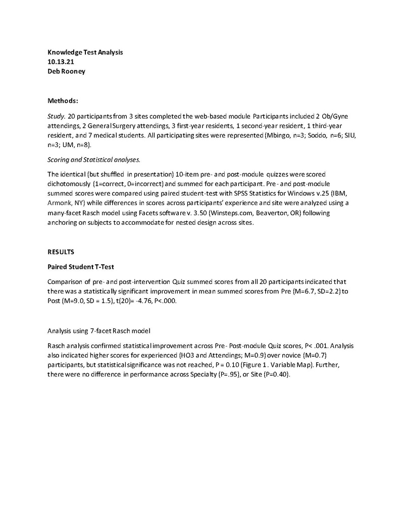 File:Knowledge test. Analysis Results. 10.13.21.pdf