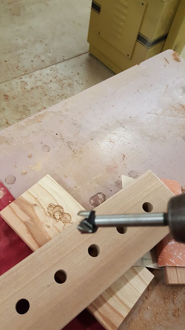 Zane Middle School standing fidget desk