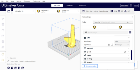 3D Printed Adult Male Humeral Bone Models/Prepare 3D Print Files