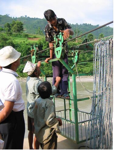 Aerial Ropeways in Nepal - Appropedia, the sustainability wiki
